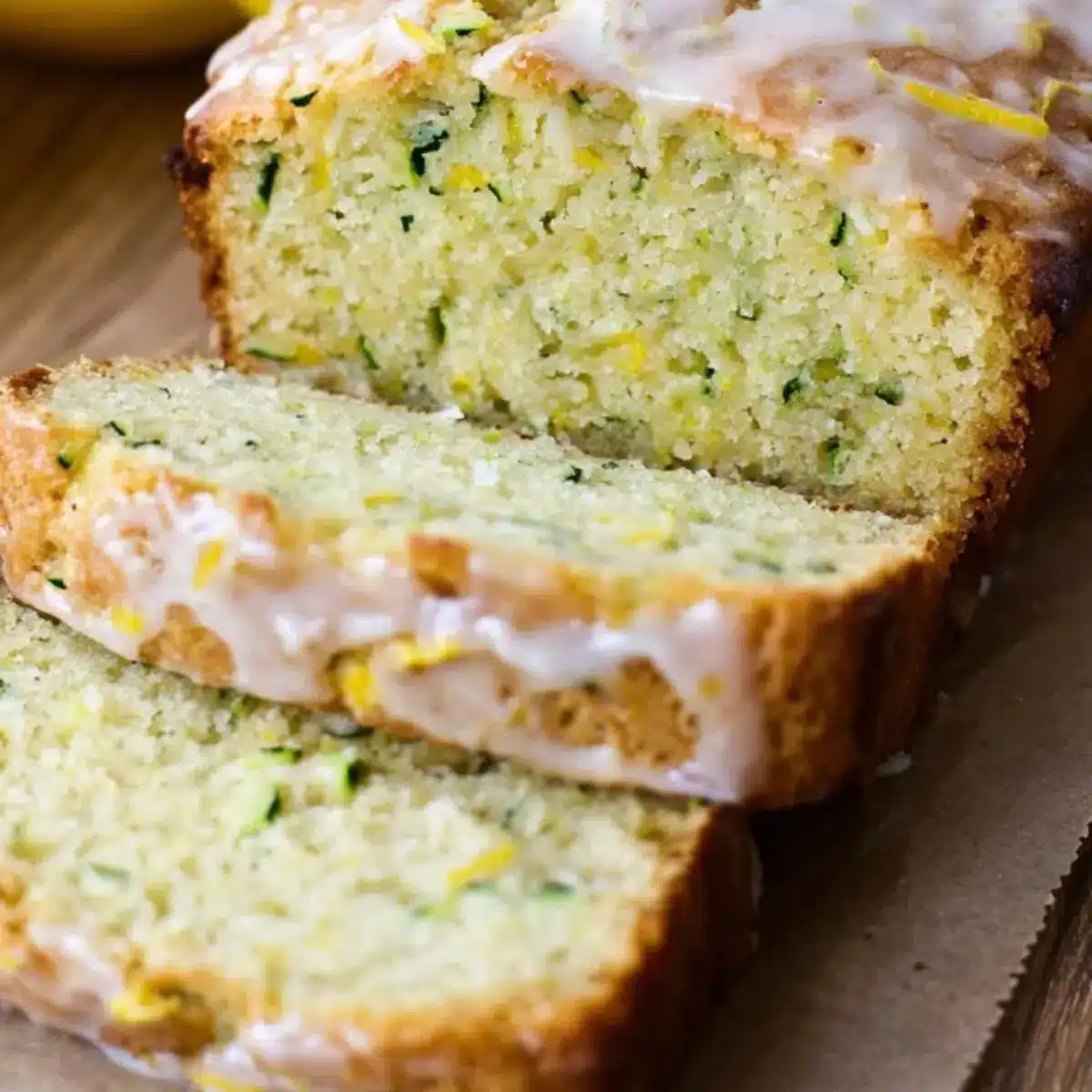Lemon Zucchini Bread – Easy Recipe with Glaze - Sabores Recetas