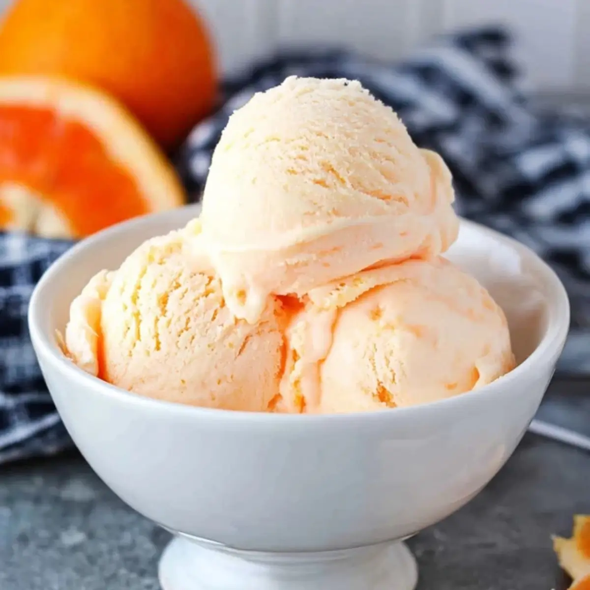 Orange Creamsicle Ice Cream Recipe – Easy and Delicious - Sabores Recetas