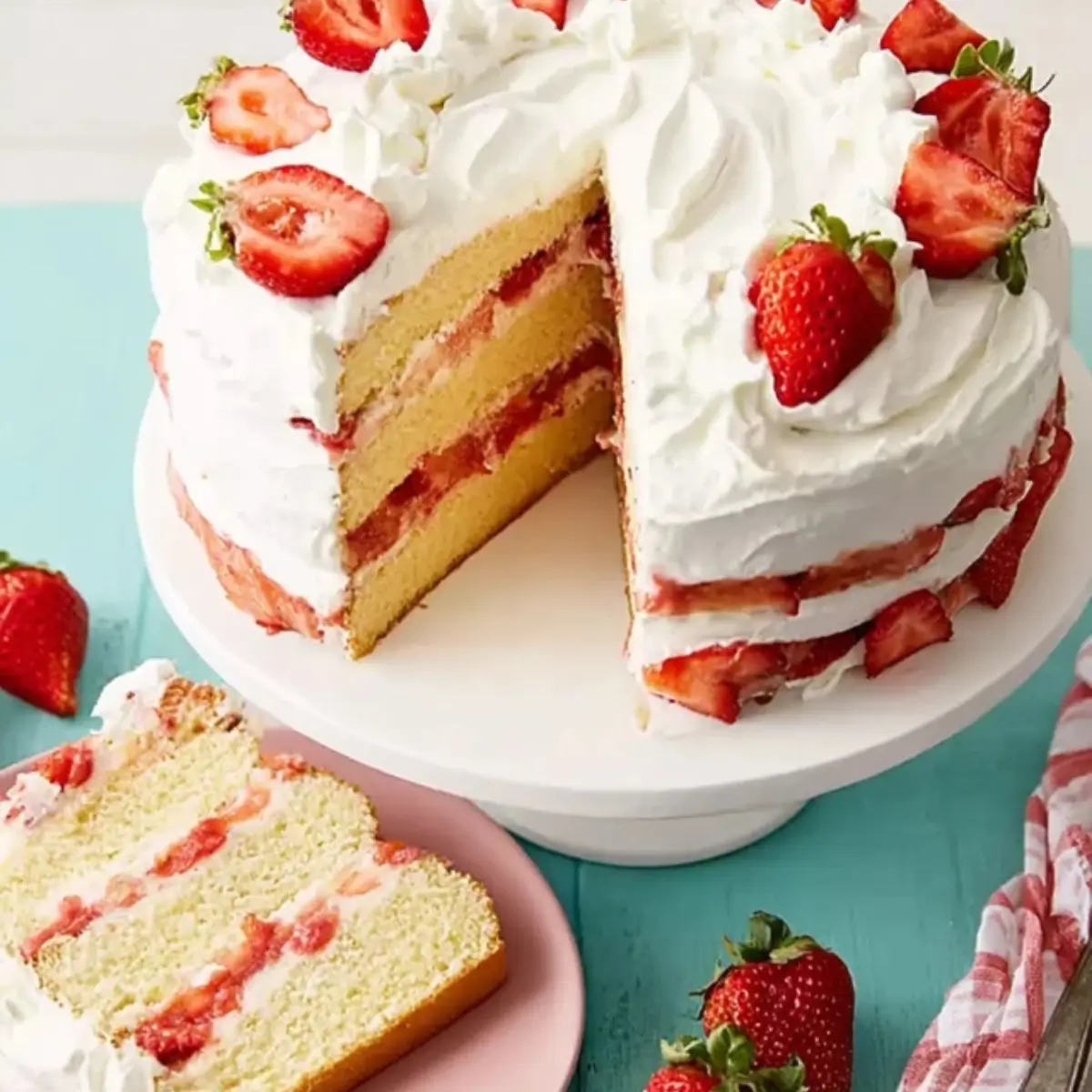 Strawberry Shortcake Cake: Easy and Delicious Recipe - Sabores Recetas