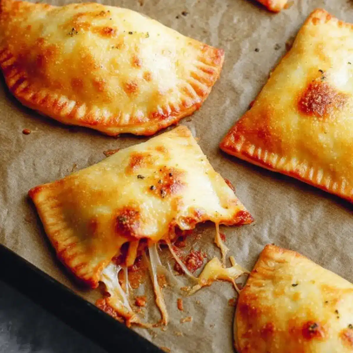 Cheesy Pizza Pockets Recipe – 5 Easy Variations - Sabores Recetas