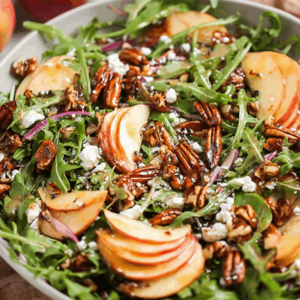 Apple Arugula Salad – Easy Fall Recipe - Sabores Recetas