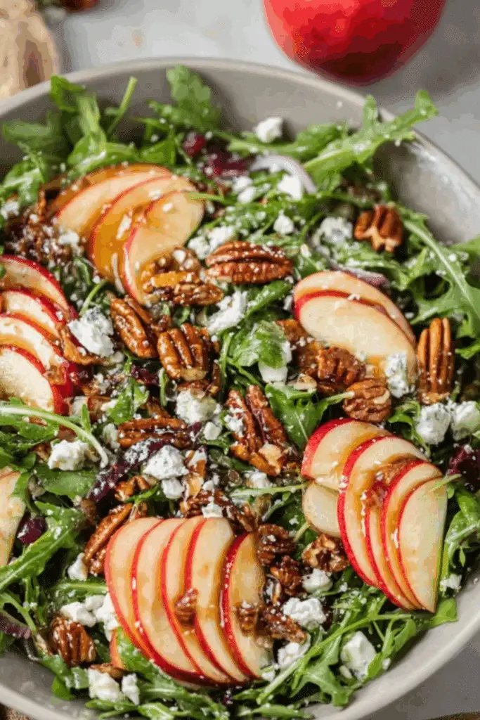 Apple Arugula Salad – Easy Fall Recipe - Sabores Recetas