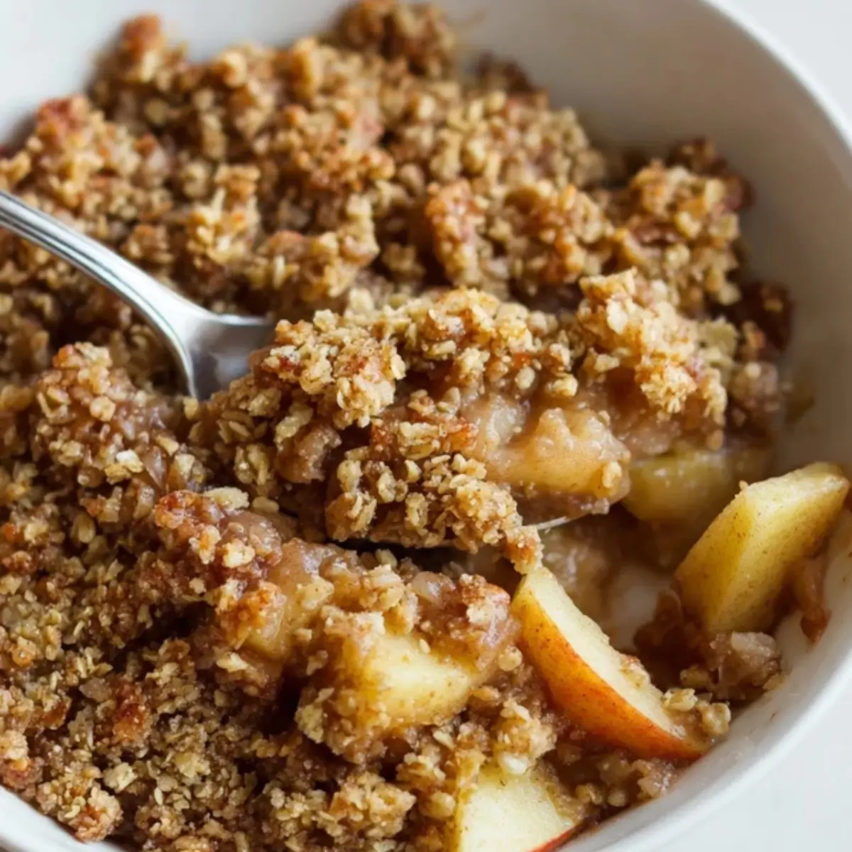 Breakfast Apple Crumble – Healthy & Easy Recipe - Sabores Recetas